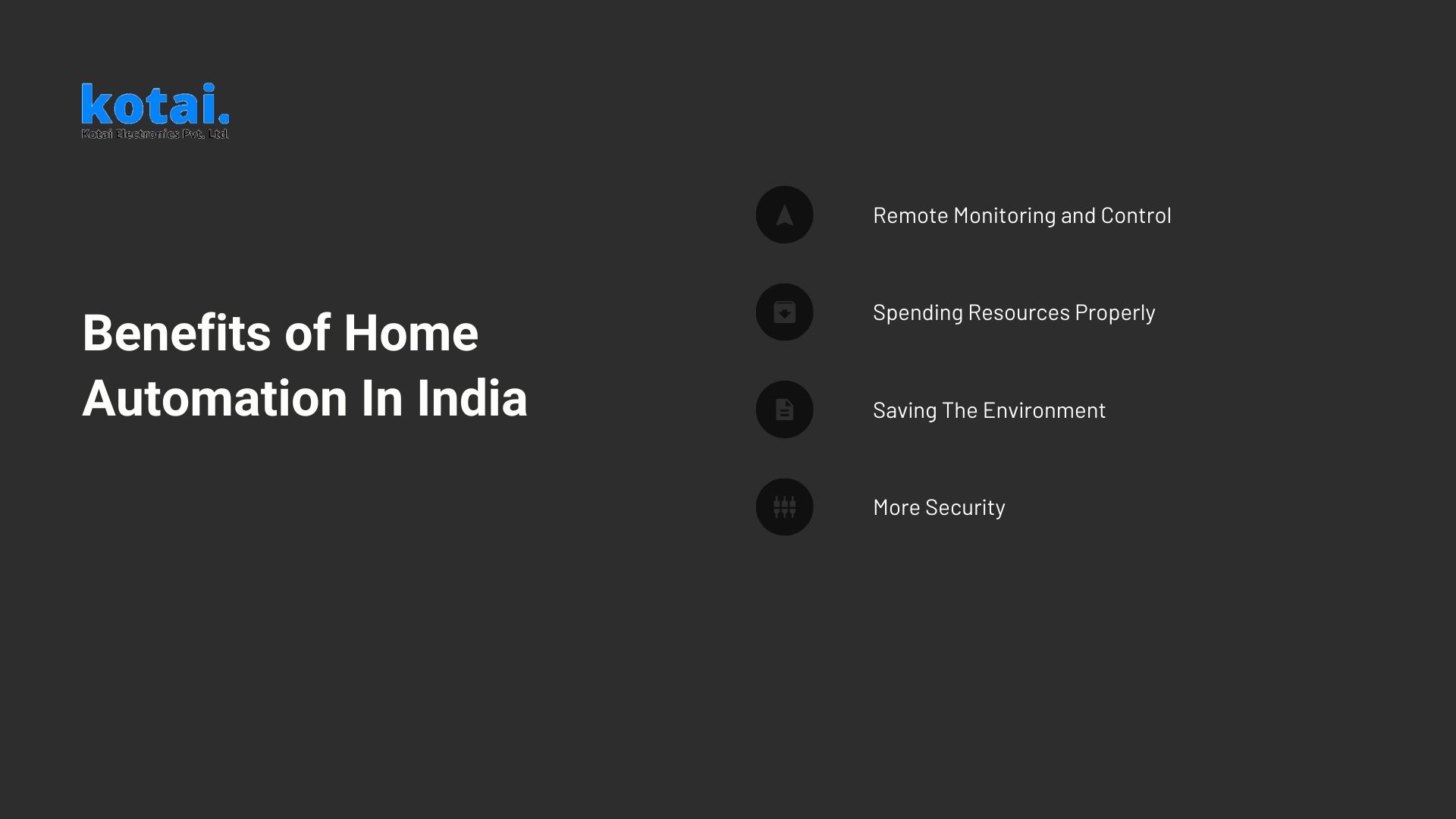 Ultimate Guide To Home Automation Using IoT - Kotai Electronics Pvt. Ltd.